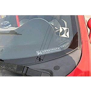 Sunnytech® 1pc Solar Car Burglar Alarm 6LED Flashing Anti-Theft Warning Light GSPX D141 (Blue)