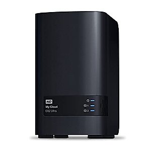 Western Digital My Cloud 28TB EX2 Ultra 2-Bay NAS, Black
