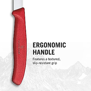 Victorinox Swiss Classic Set with Peeler, 3 Pieces Paring Knife, Set of 3, Red, 6.7111.31