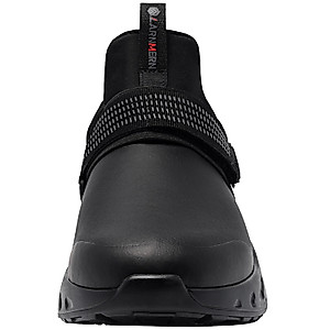 LARNMERN Non Slip Work Shoes Men Kitchen Chef Slip Resistant Shoe Waterproof Food Service Restaurant Air Cushion Working Footwear(Black/10)