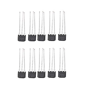 RUZYY 10Pieces 49E Hall Element OH49E Voltage Regulator Hall Effect Sensor Linear Switch