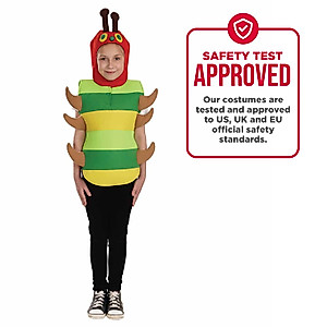 fun shack Kids Caterpillar Costume Kids, Caterpillar Halloween Costume, Insect Costume Kids, Book Character Costumes for Kids, X-Large
