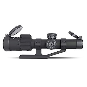 Monstrum Alpha Series 1-6x24 First Focal Plane FFP Rifle Scope | ZR305 H-Series Offset Scope Mount | Bundle