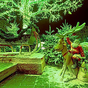 HOME LIGHTING 200 LED 66FT Christmas String Lights, Halloween Fairy Lights with 8 Lighting Modes, String Mini Lights Plug in for Indoor Outdoor Tree Garden Wedding Party Decoration, Green