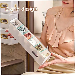 VumSyme Wall Mounted Underwear Storage Box, Punch-Free Underwear Sock Organizer Multi-Functional Storage Box Hanging Drawer Organizer for Closet Style 1