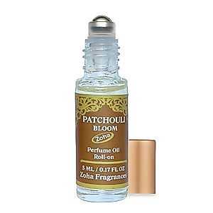 Zoha, Patchouli Bloom Perfume for Women and Men, Alcohol-Free Hypoallergenic Vegan Fragrance Oil Roll-On