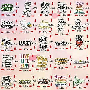 LIFEBE 50Pcs/Pack Inspirational Stickers for Water Bottles, Motivational Stickers for Teens, Students, Teachers, Employees, Vinyl Waterproof Durable Laptop Sticker Decals for Computer