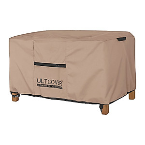 ULTCOVER Patio Coffee Table Cover, Waterproof Rectangular Outdoor Small Side Table Cover 36x22x18 inch