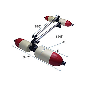 Pactrade Marine Boat Kayak Canoe PVC Outrigger Arms Stabilizer System Fishing