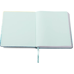 Eccolo Large Lined Journal Notebook, Hardbound Cover, Writing Journal, 256 Ruled White Pages, Ribbon Bookmark, Lay Flat, Desk Size for Work or School (Abstract, 8x10 inches)