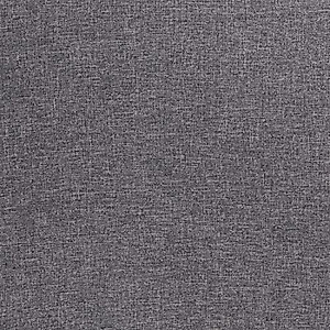 Flash Furniture Hudson Mid-Century Modern Loveseat - Dark Gray Faux Linen Upholstery - Buttonless Tufting - Wood Legs