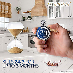 Combat Roach Killing Bait, Roach Bait Station For Large Roaches, Kills The Nest, Child-Resistant, 8 Count,Insects