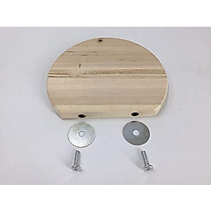 MINORPET Wood Perch Platform Stand for Small Animals Pet Cage Accessories Bird Parrot African Grey Parakeet Conure Cockatiel Budgie Gerbil Rat Mouse Chinchilla Hamster Exercise Toy