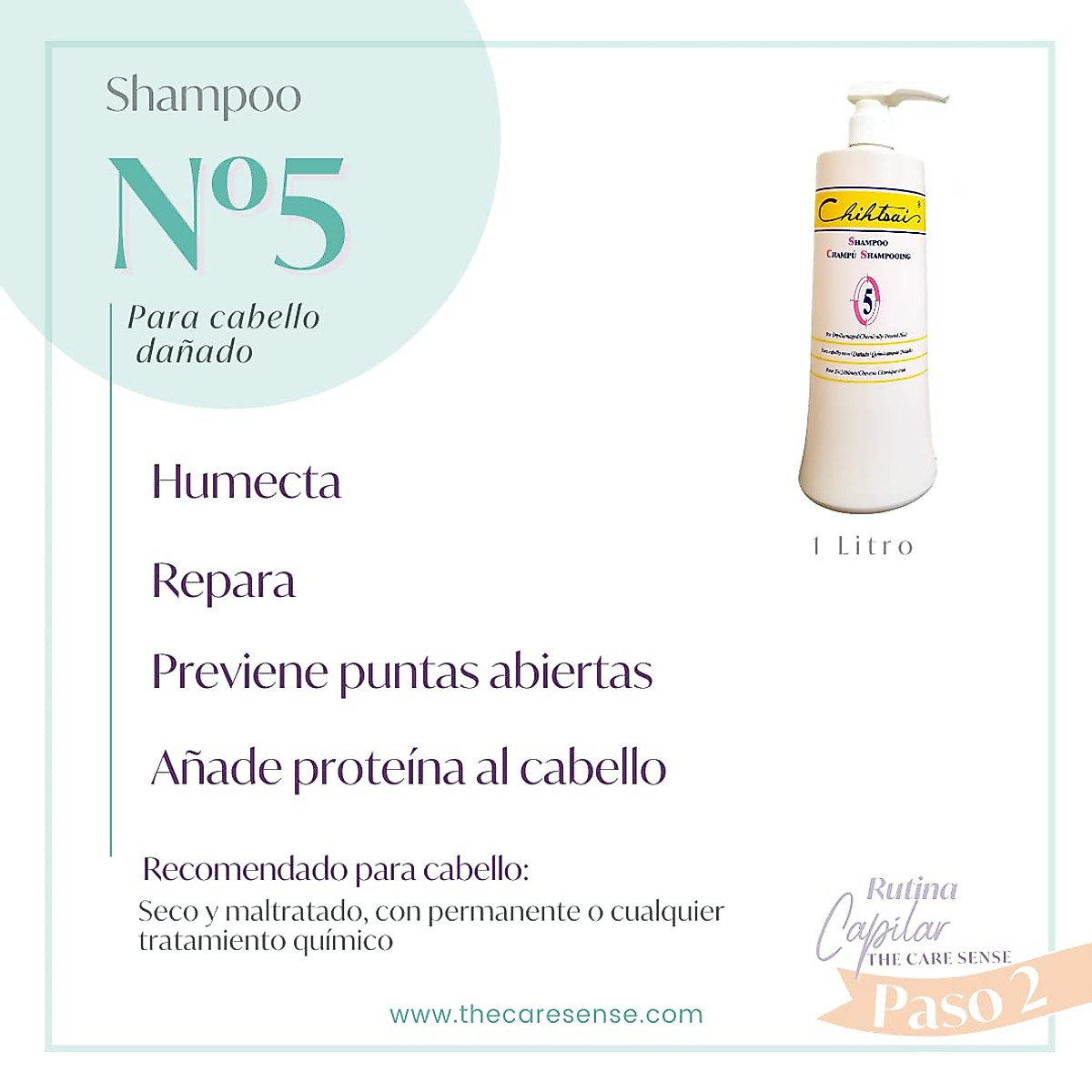 Chihtsai No 5 Shampoo - 34 oz/1000ml