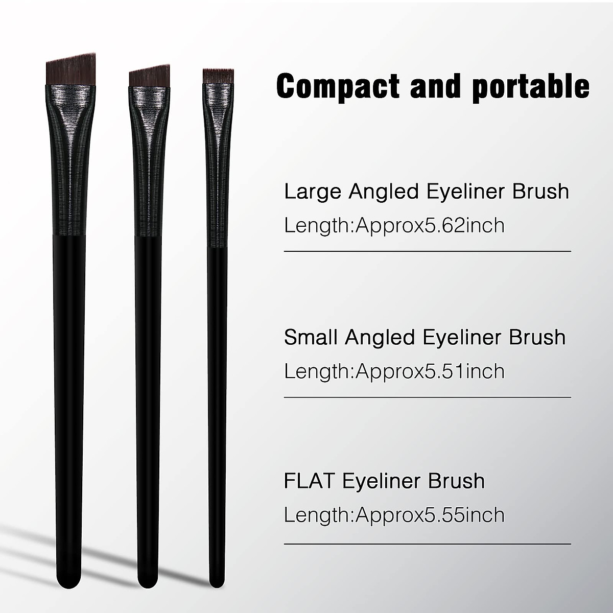 Eyeliner Brush Brow Tint Brushes Eyebrow Brushes Set Fine Angled Point Angled Slanted Tinting Brushes Ultra Thin Flat Makeup Brush Premium Eyebrow Brush Precision Gel Professional Soft Synthetic Hairs