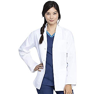 Dickies Women's 28" Poplin Lab Coat 84401, M, White