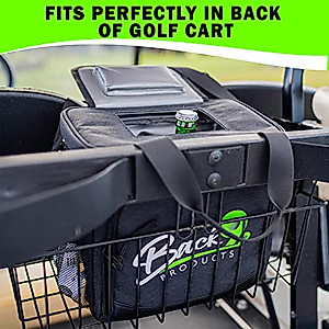 Back9Products Golf Cart Cooler Bag with Magnetic Lid - 12-Can Soft Cooler Bag Collapsible - Perfect for Golfer Cart or Push Cart - Backpack Cooler Bags Insulated Leak-Proof- Golf Gift for Men