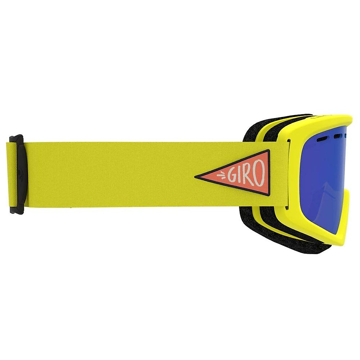 Giro Rev Youth Snow Goggles - Namuk Yellow Strap with Grey Cobalt Lens (2020)