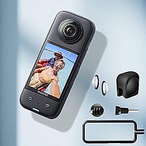 Lens Guard for Insta360 X3, Insta 360 X3 Accessories Kit Included Insta 360 X3 Lens Cap, Mounting Bracket and Lens Guard for Insta360 X3 Action Camera