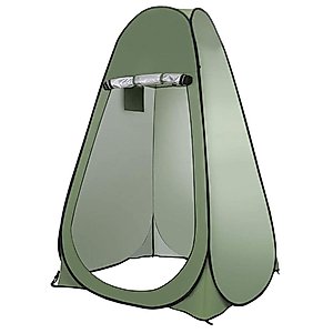 CLICIC Pop Up Privacy Shower Tent Instant Portable Outdoor Shower Tent Camp Toilet Changing Room Rain Shelter for Outdoors Indoors Green
