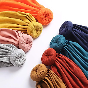 Baby Hats Newborn Baby Turban Baby Girls Hospital Hat Infant Toddler Kid Hat Big Hair Bow Top Knot Head Wrap