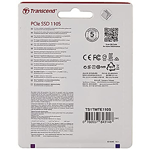 Transcend TS1TMTE110S 1TB M.2 NVMe PCIe Gen3x4 MTE110S SSD Internal Solid State Drive