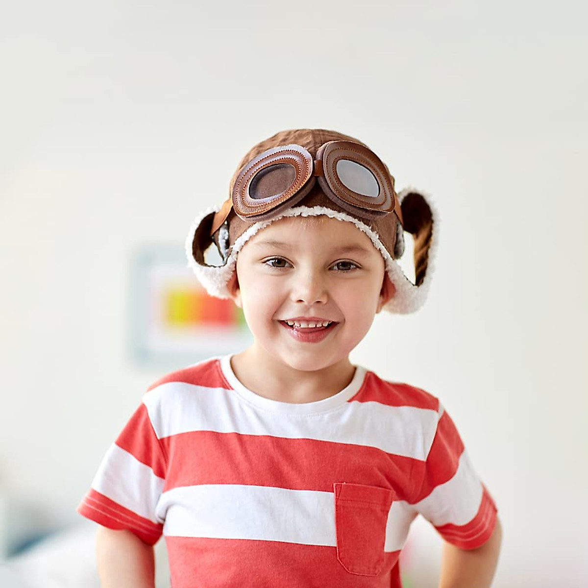 HUIANER Soft Warm Winter Hat for Baby Kid Boys Girls, Theme Party, Photography Props(Brown)