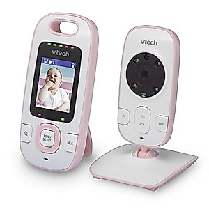 VTech BV73121PK Digital Video Baby Monitor with Full-Color and Automatic Night Vision, Pink