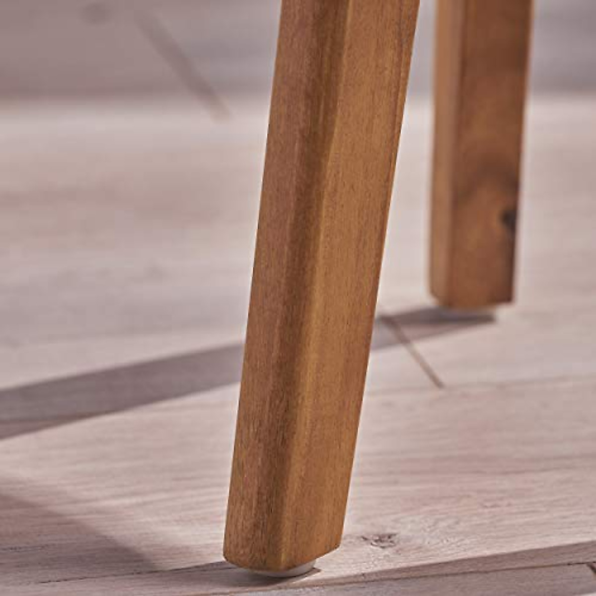 Christopher Knight Home Gino Outdoor Acacia Wood Side Table, Natural Finish