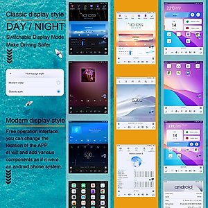 NAKEVICH 14.4 Inch Qualcomm Android 11 Car Radio for Ford F150 F-150 2009 2010 2011 2012 Stereo Upgrade Tesla Style Dash IPS Touch Screen Android Auto GPS Navigation Multimedia Player