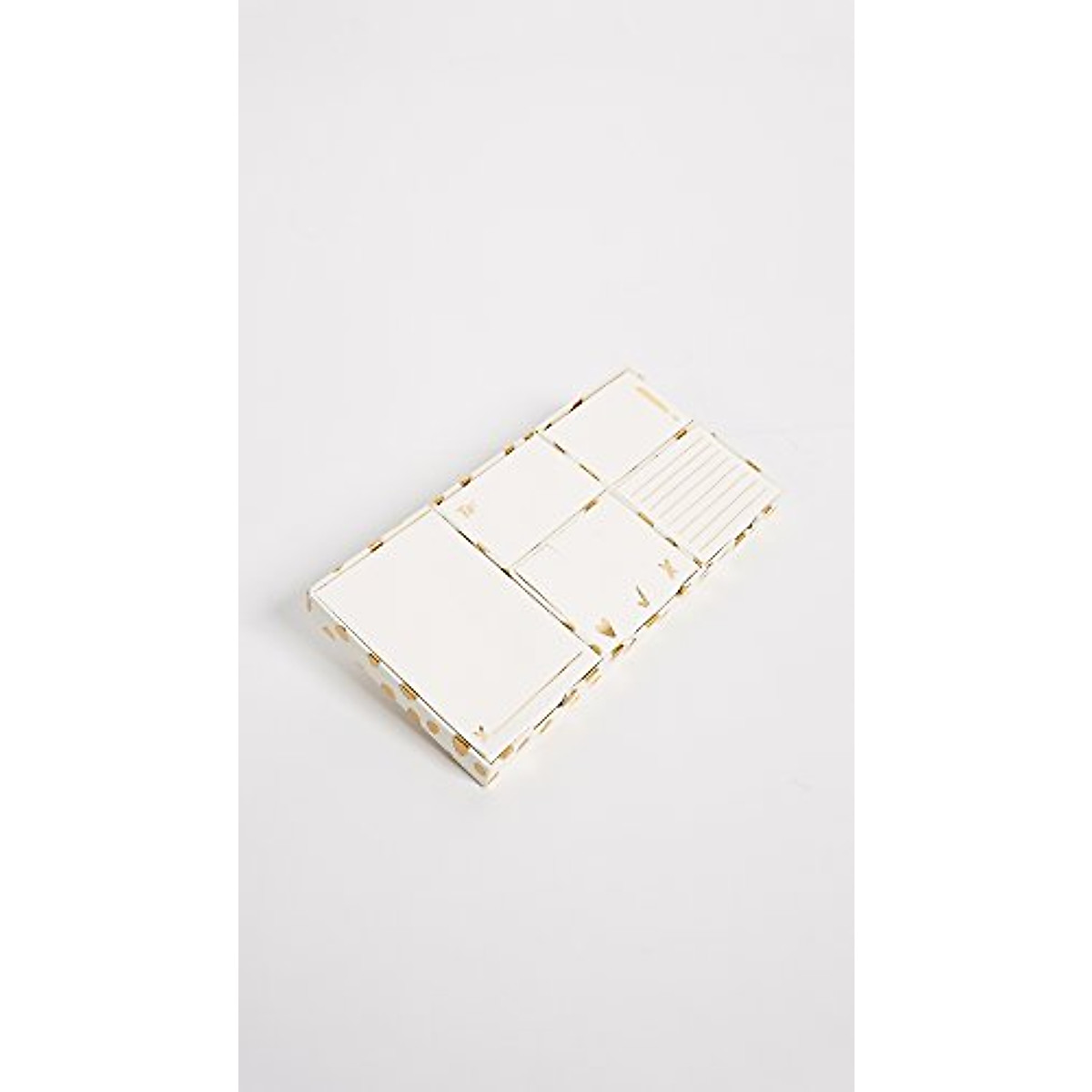 Kate Spade New York Women's Sticky Note Set, Flamingo Dot Gold (176255)
