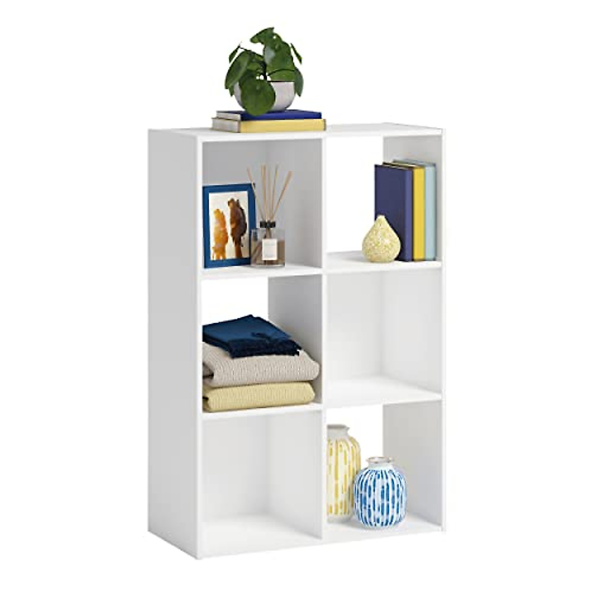 Sauder 6-Cube - 1/2" Construction, White Finish