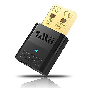 1Mii Bluetooth 5.2 USB Audio Transmitter Adapter for PC PS4 PS5 Wireless Audio Dongle with aptX Low Latency for Connecting Bluetooth Headphones Speakers (Only Support Audio Devices)