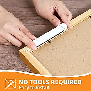 Summerbrite Picture Hanging Strips Heavy Duty, Damage Free Hanging Picture Hangers, Picture Hanging Kit, Hanging Hooks Without Nails, Wall Strips Sticky Adhesive Tape for Christmas (56 Strips)