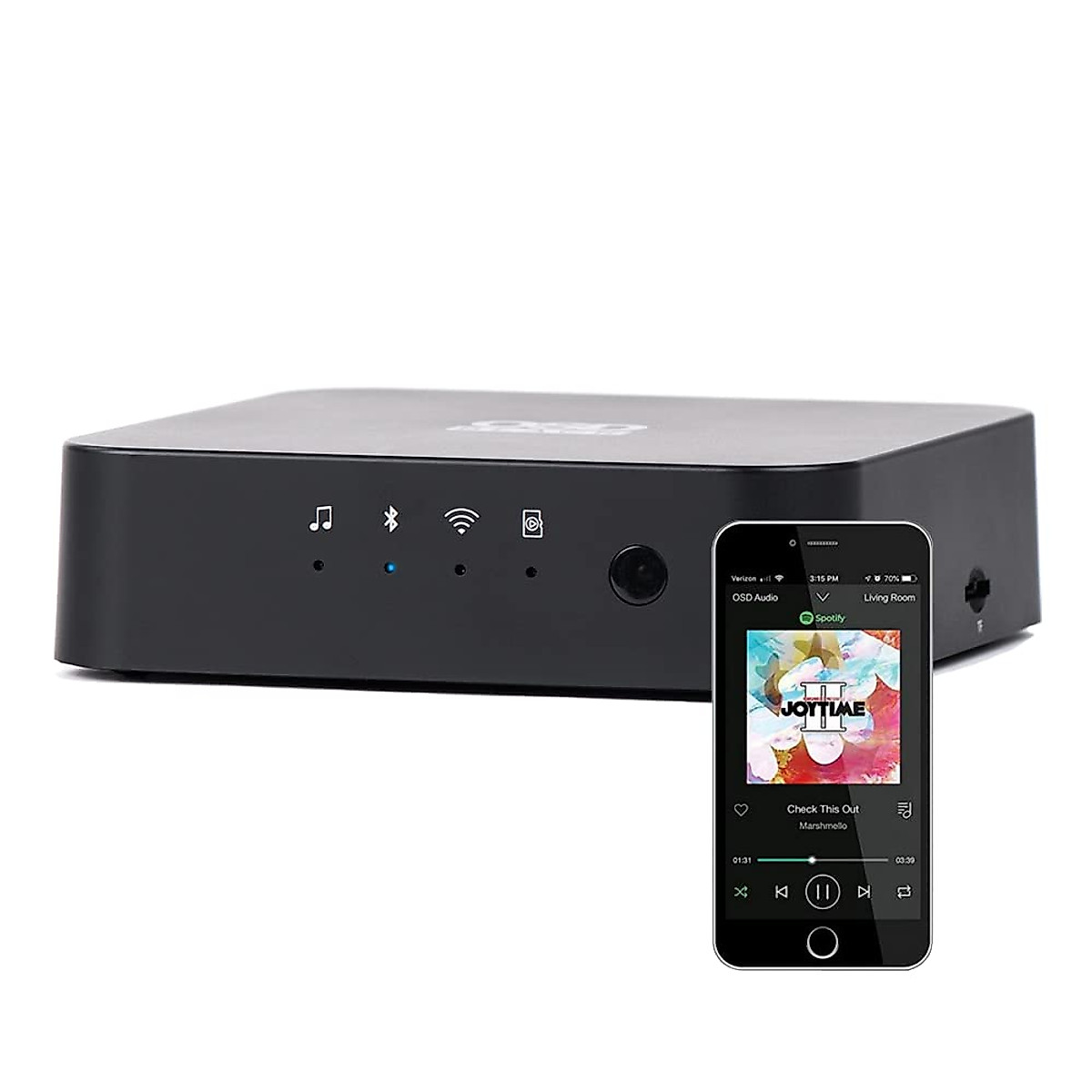 OSD Black Audio Black Series Multi-Media Streaming Module with LAN, Wi-Fi, Bluetooth, TF Card, RS232 and Line in - SRT1