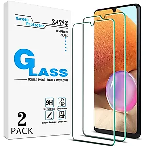 KATIN [2-Pack] Designed For Samsung Galaxy A42 5G Tempered Glass Screen Protector, 9H Hardness, Case Friendly