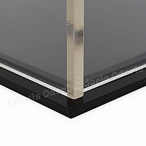Odoria Clear Acrylic Assembly Required Display Box Case 20" High Figure Display Dustproof