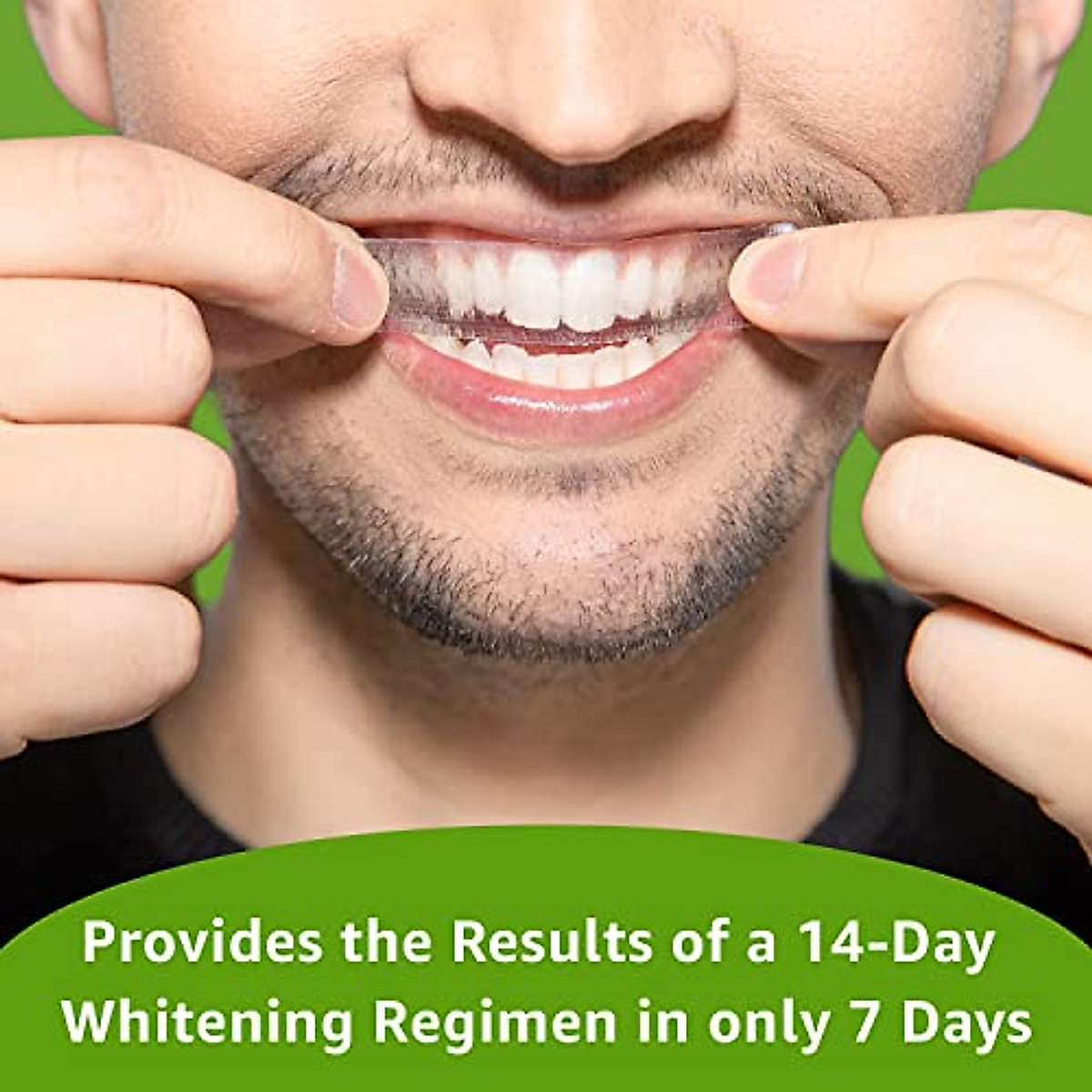REMBRANDT Deeply White + Peroxide 1 Week Teeth Whitening Kit, Removes Tough Stains, Enamel-Safe, 28 Custom-Fit Whitening Strips (14 Treatments)