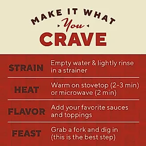 It’s Skinny Variety Pack — Healthy, Low-Carb, Low Calorie Konjac Pasta — Fully Cooked and Ready to Eat — Keto, Gluten Free, Vegan, and Paleo-Friendly (6-Pack)