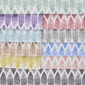 Mook Fabrics Flannel Feathered, Ash Rose Cut by The Yard