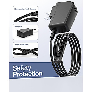 Superer Charger Replacement Fit for Braun Shaver Series 3 9 7 5 1- for Braun S1 S2 S3 S5 S6 S7 S8 S9 Beard Trimmer Electric Razor with 5Ft Charging Cord