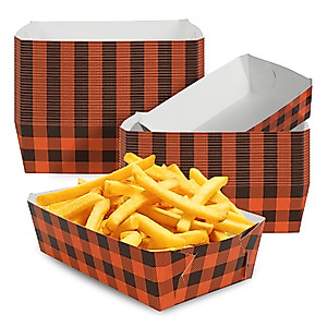 Movie Night Snack Trays Large 4 Corner Food Boxes Movie Night Party Supplies Cinema Serving Trays Paper Food Trays Cinema Party Favors Food Holder for Popcorn Drinks Theater Snack Trays