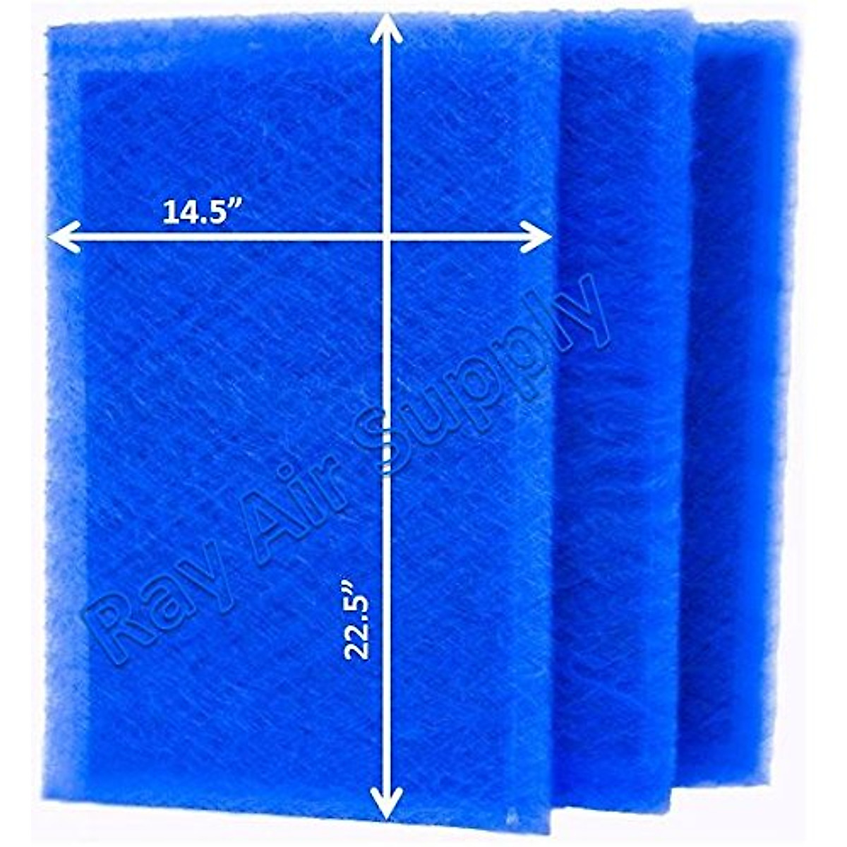 RAYAIR SUPPLY 16x25 ARS Rescue Rooter Air Cleaner Replacement Filter Pads 16x25 Refills (3 Pack)