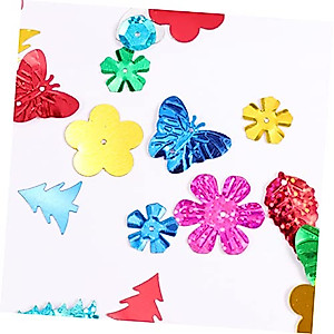 VILLCASE 50 table scatter christmas star confetti glitter christmas confetti sprinkles christmas party mermaid confetti house accessories for home DIY sequins wedding Jewelry buckle