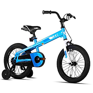 JOYSTAR Boys Bike 14 Inch Kids Bike with Training Wheels for Ages 3 4 5 Years Old Boys and Girls, Toddler Bike with Handbrake for Early Rider, Blue