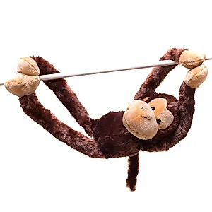 24-Inch Hanging Monkey Stuffed Animal – Monkey Toy With Specially Designed Ultra Soft Plush Feel For Kids - Hands And Feet Connect Together - Bring These Popular Monkeys Home To Boys & Girls Ages 3+