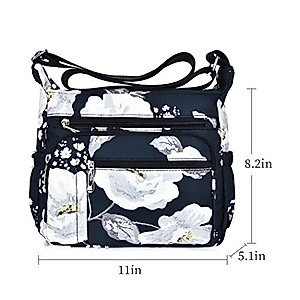 Women Shoulder Handbag Roomy Multiple Pockets Bag Ladies Crossbody Purse Fashion Tote Top Handle Satchel