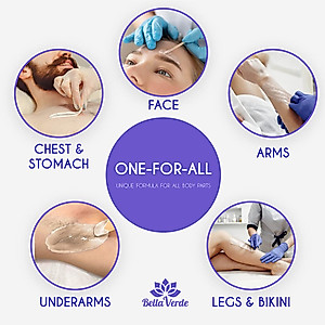 Bella Verde Wax Beans - Hard Wax Beads for Women and Men -Hot Wax for Brazilian Body Legs Eyebrows Face Lips Armpits…