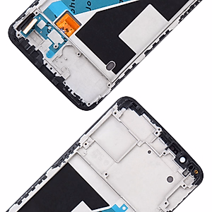 TFT for OnePlus 5T A5010 LCD Screen Replacement for OnePlus 5T A5010 LCD Display Touch Screen Digitizer Assembly Replacement with Repair Parts (Black with Frame)