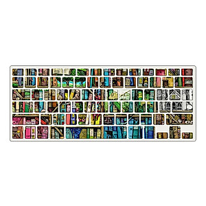 IVY Equation Design with Logo Case for MacBook Air 13 with M2 (Models: A2681) with Keyboard Cover - A